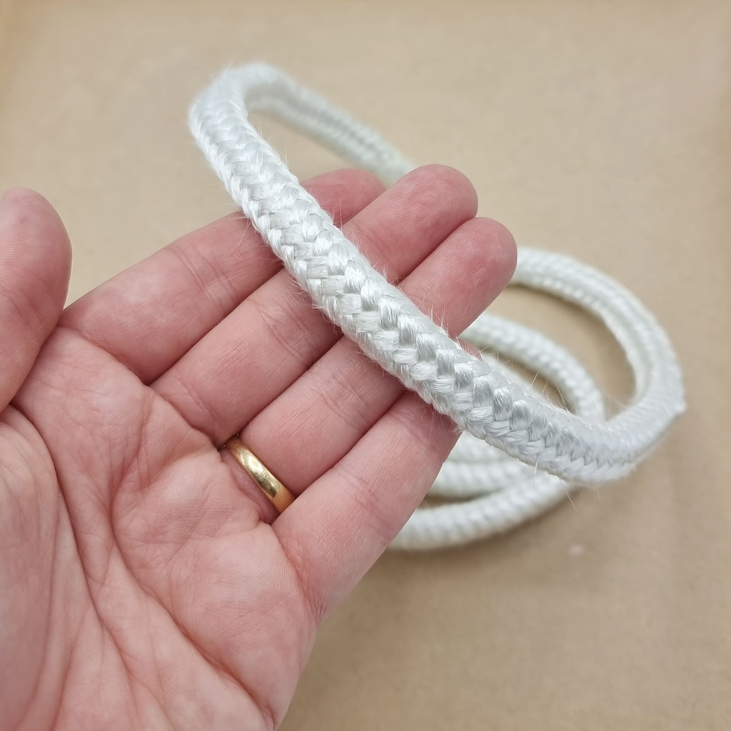 Glasfiberveke För Oljelampa - 11 mm - 1 meter