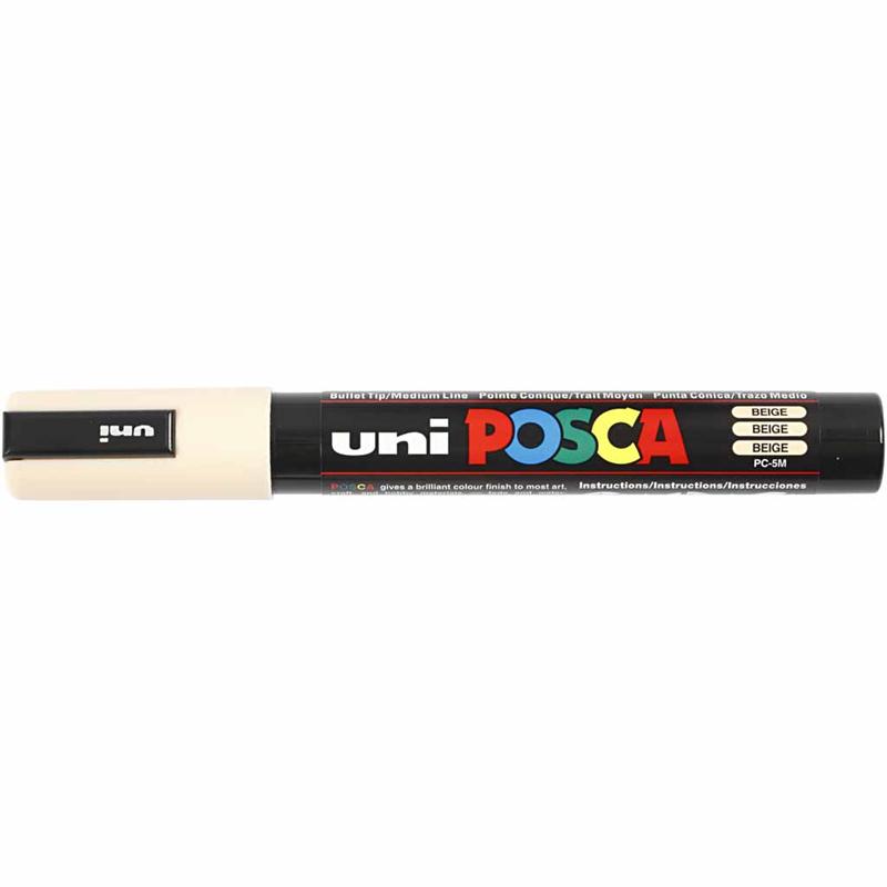 Posca Marker Medium Bullet Beige - Kristinas Scrapbooking