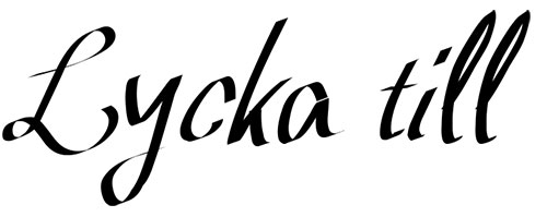 Stämpel - Lycka till - Kristinas Scrapbooking - #Kristinas Scrapbooking ...