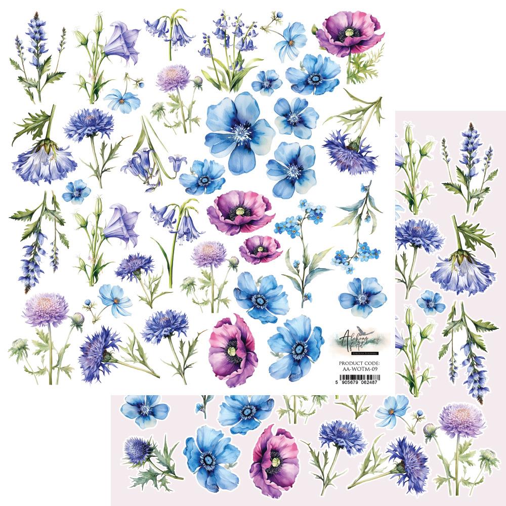 Papper Alchemy of Art - Happy Time Flower - Klippark