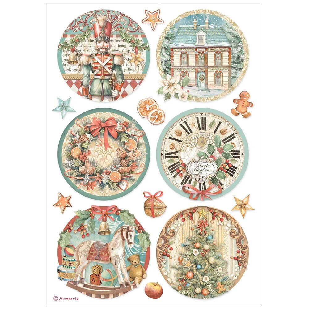 Decoupage Papper Stamperia - The Nutcracker - Rounds