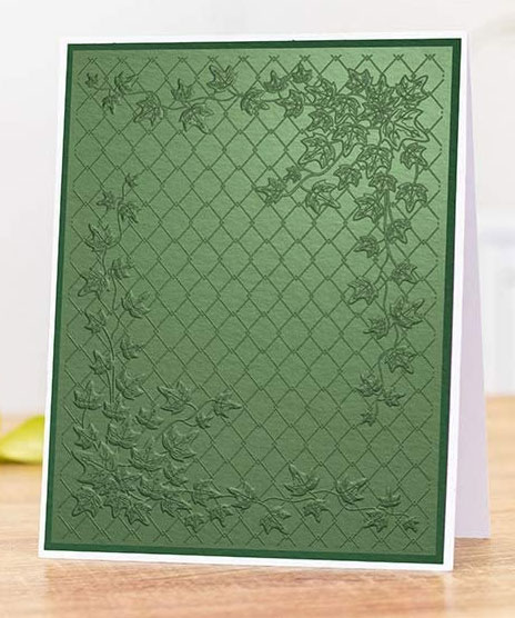 Crafters Companion Embossing Folder Climbing Ivy - Prisvärt