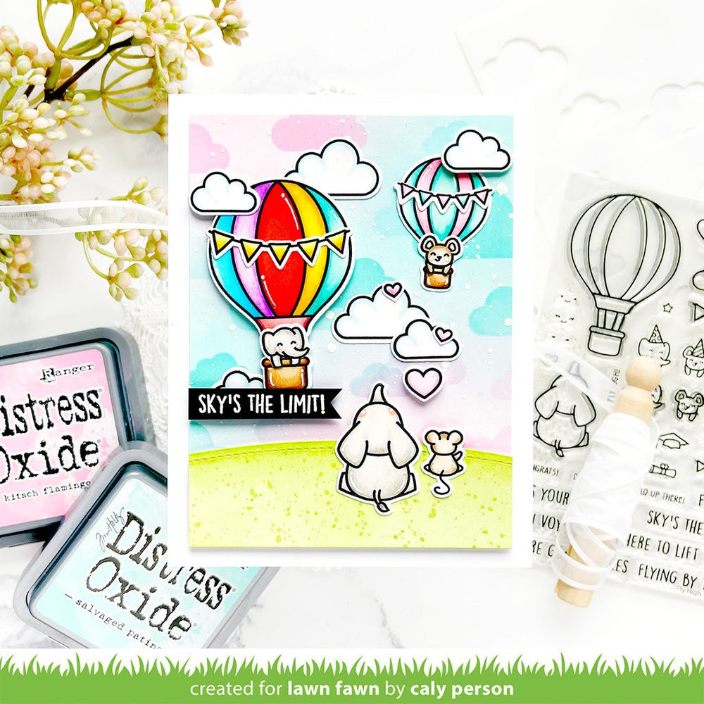 Lawn Fawn - Fly High Clear Stamps