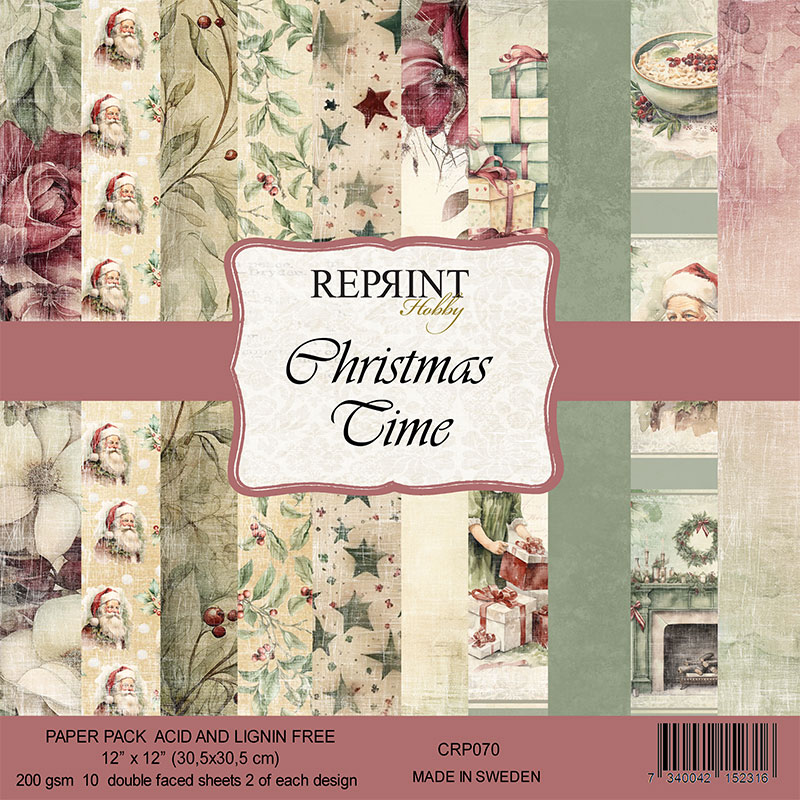 Paper Pack 12x12 - Reprint - Christmas Time