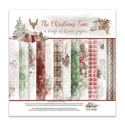 Paper Pad 8x8 - Art Alchemy - The Christmas Time - Julpyssel Papper ...