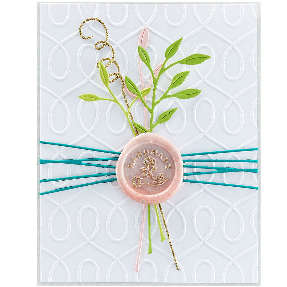 Dies Etched Spellbinders - Sealed Leaf Sprigs - 3 dies