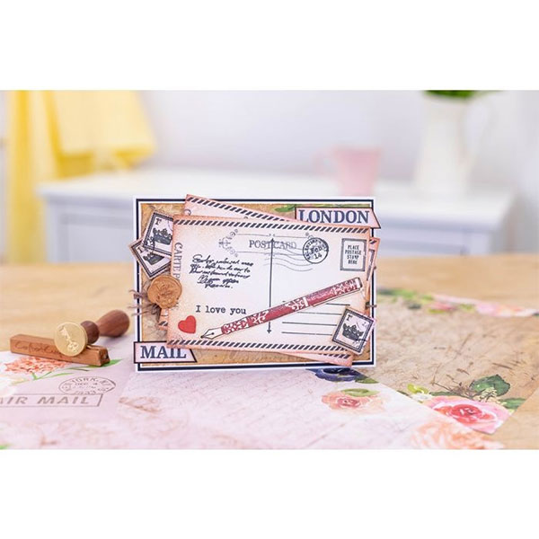 Silikonstämplar Crafters Companion Letters From The Heart
